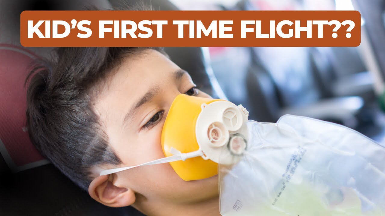 Kids First Time Flight “From Boarding To Landing” - YouTube