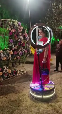 Wedding Event and Corporate Event Photobooth 360 Revolving Camera ...