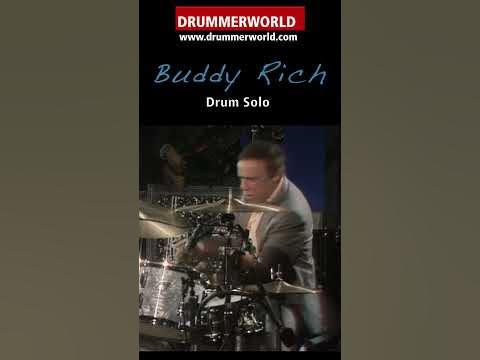 Buddy Rich: DRUM SOLO - 1982 - #buddyrich #drumsolo #drummerworld - YouTube