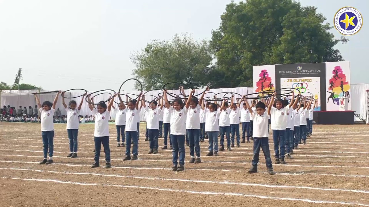 Hula Hoop Drill - Sports Day 2019 - YouTube