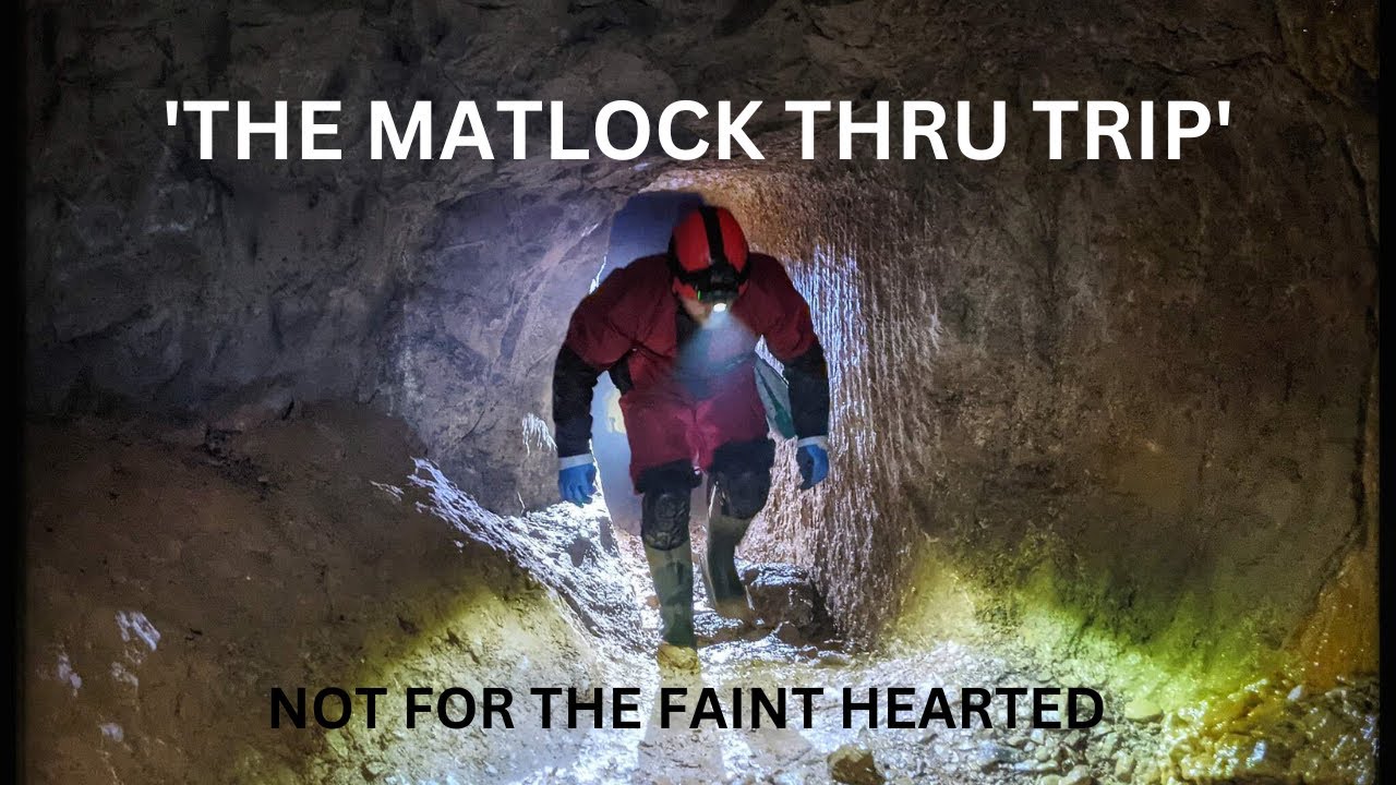 'MATLOCK thru trip' Derbyshire Caving - YouTube
