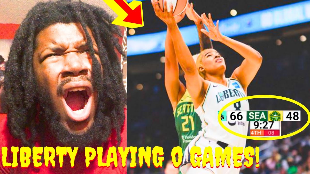 WNBA REACTION NEW YORK LIBERTY VS SEATTLE STORM REACTION LIBERTY VS ...