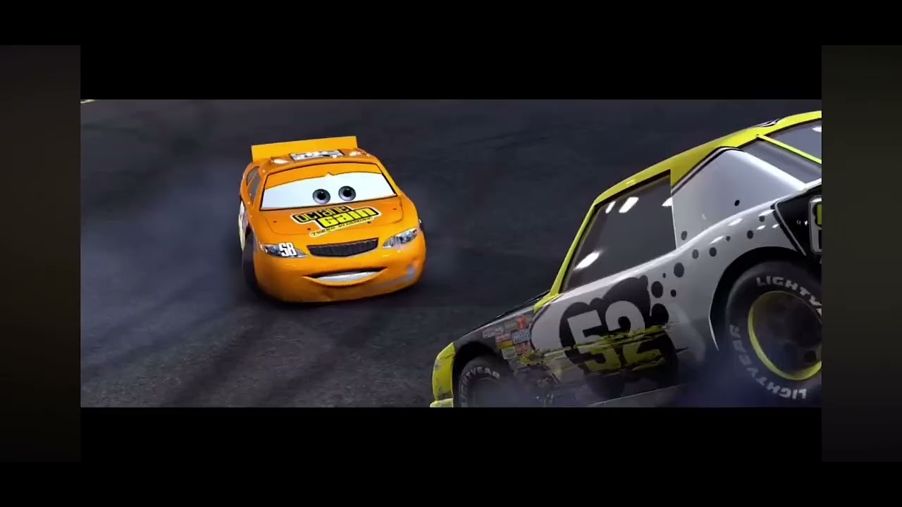 Cars (2006) crash the big one - YouTube