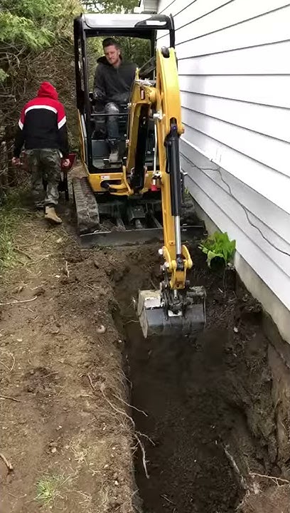 Digging a foundation part 3 - YouTube