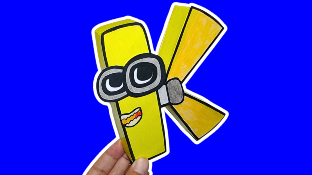 German Alphabet Lore K | DIY Paper Craft - YouTube