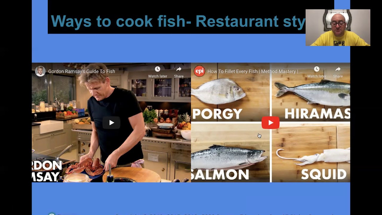 Fish and Shellfish- Prepping and cooking fish - YouTube