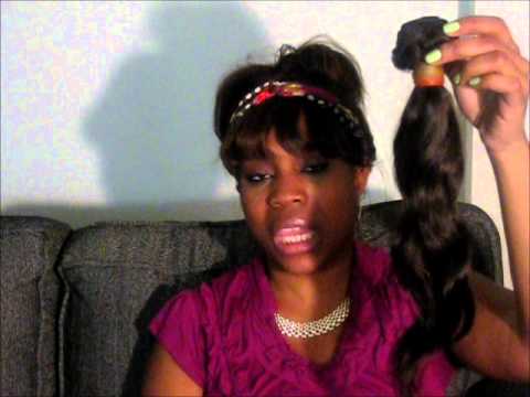 Amora Virgin Hair Initial Review... Part 2 - YouTube