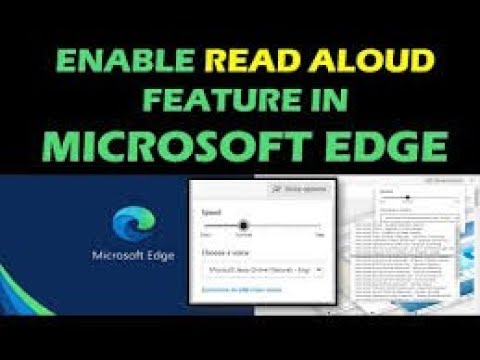 How to use read aloud feature in New Microsoft Edge. Let it read words ...