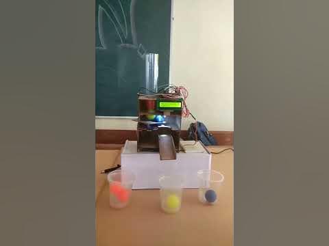 Color sorting robot project - YouTube