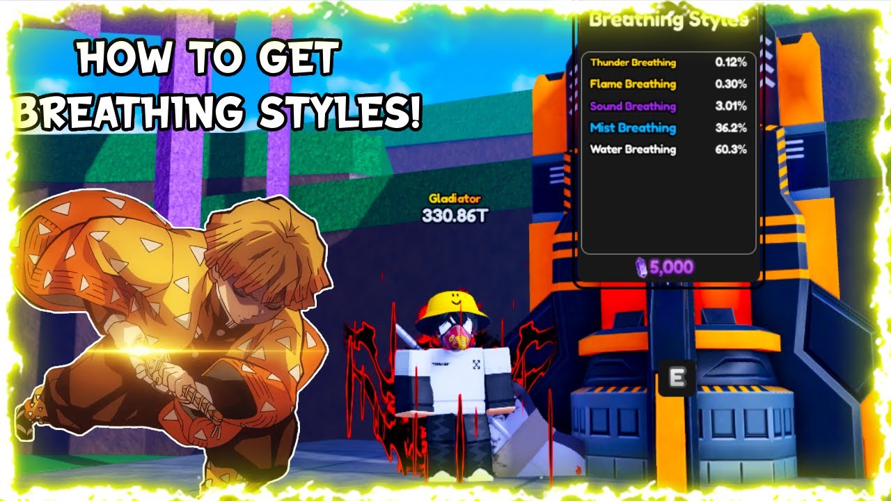 How To Get Breathing Styles in Anime Fighting Simutor X | Roblox - YouTube
