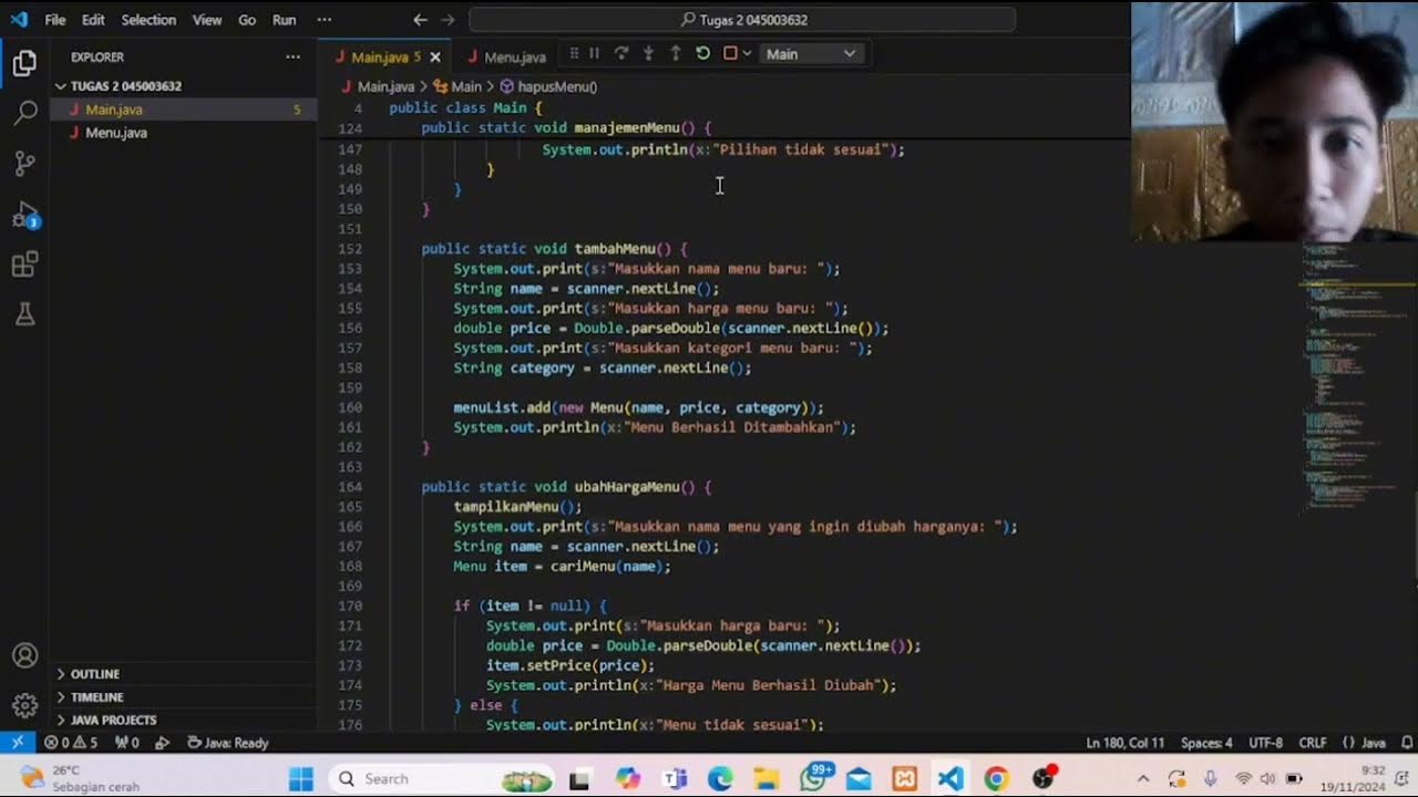 TUGAS 2 PEMROGRAMAN BERBASIS DESKTOP MSIM4301 045003632 - YouTube