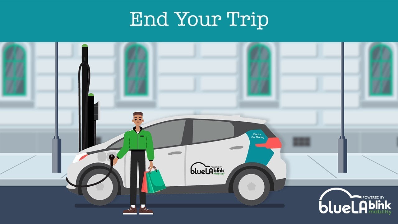 Ending Your Rental with BlueLA powered by Blink Mobility - YouTube