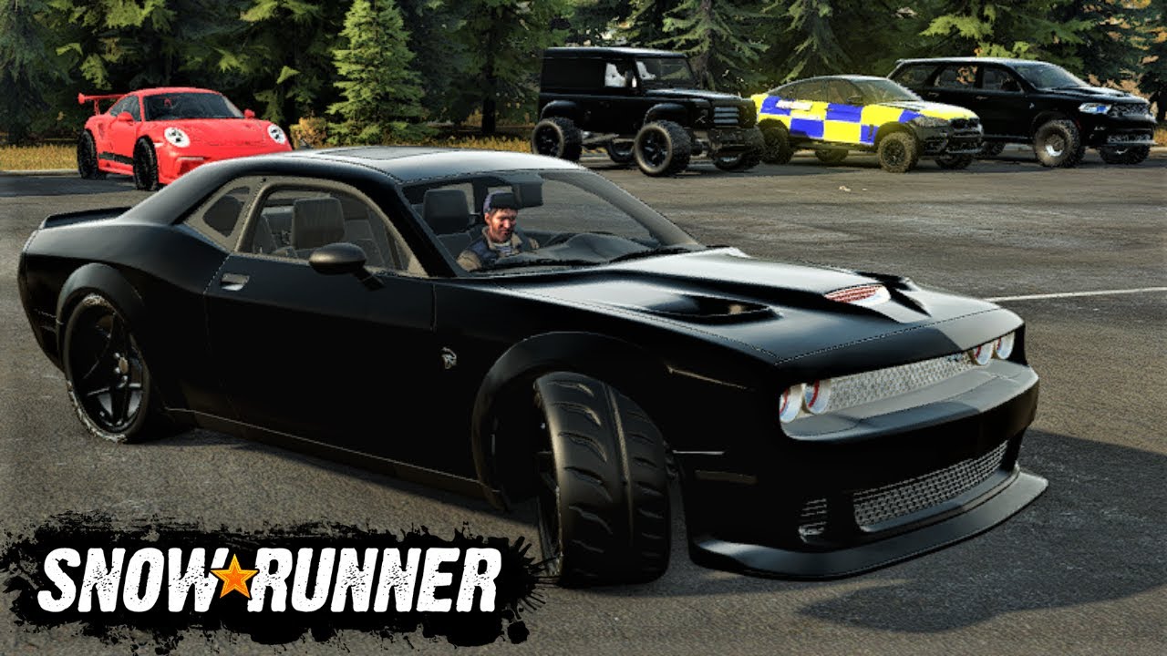Snowrunner New Mod Crazys Hellcat coming to Console Mods - YouTube