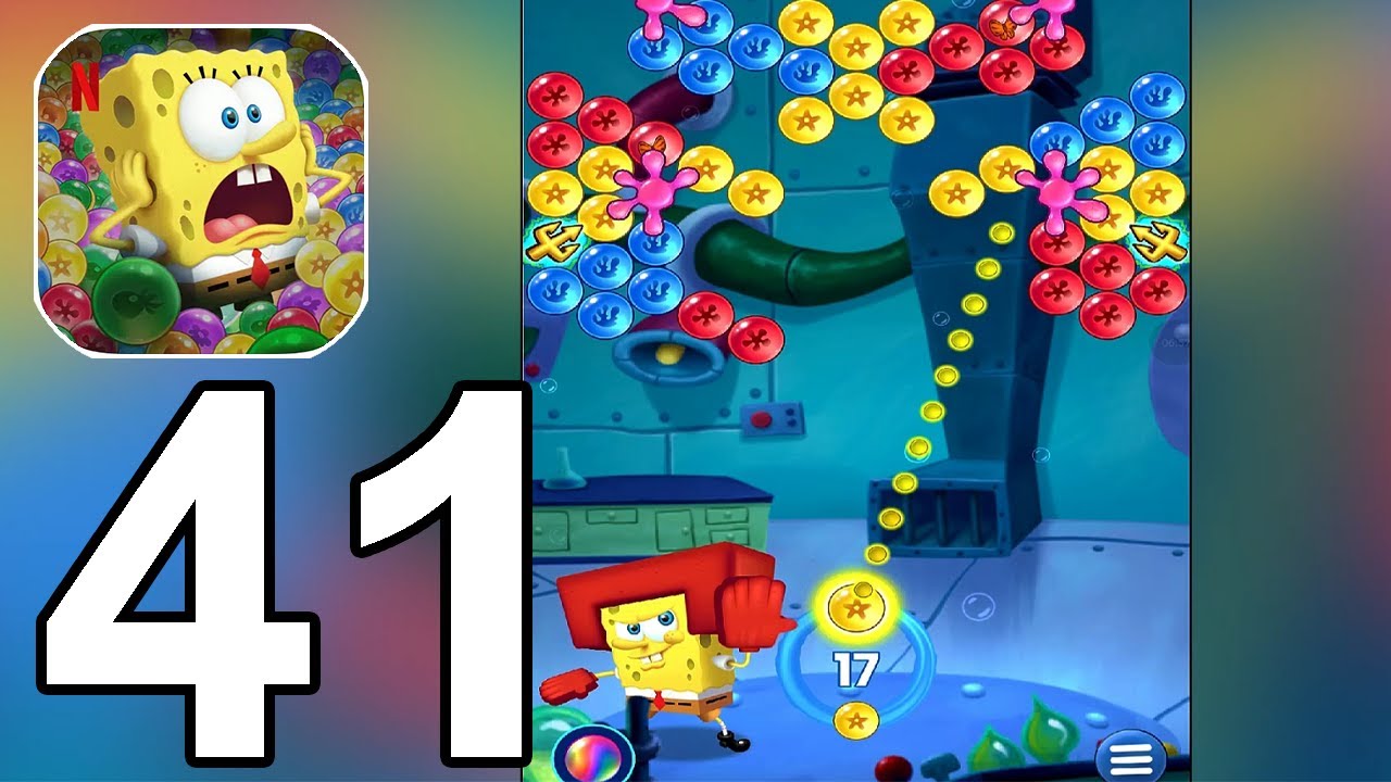 SpongeBob: Bubble Pop NETFLIX Part 41 Gameplay Walkthrough Android IOS ...