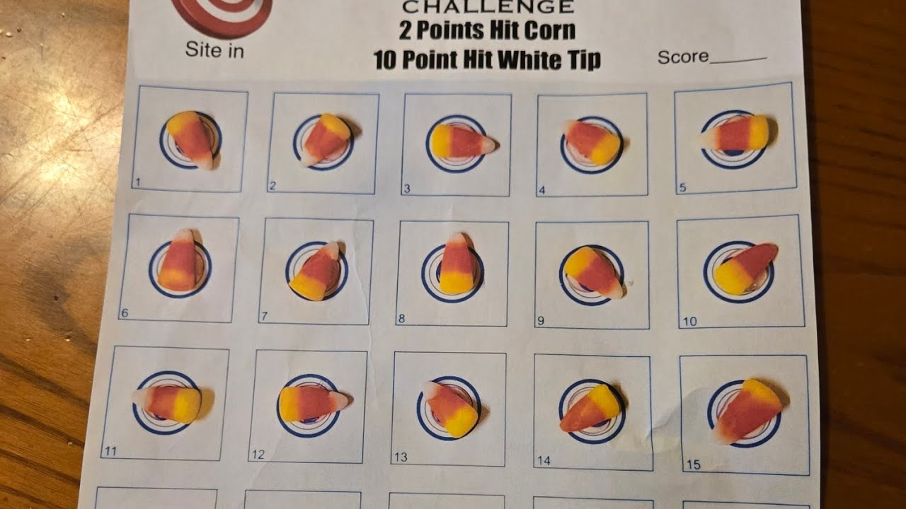 Country Rimfire's Candy Corn Challenge. Hatsan Escort 22lr Rifle at ...