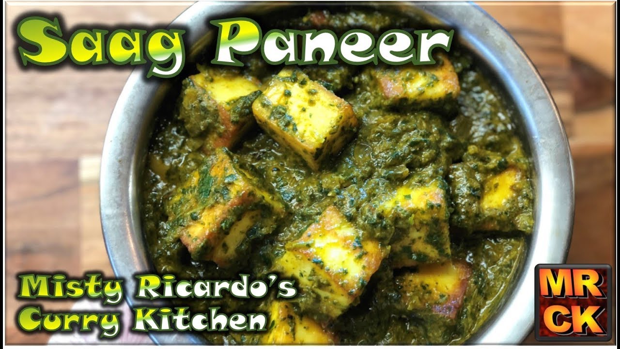 Saag Paneer (Indian Restaurant Style) - YouTube