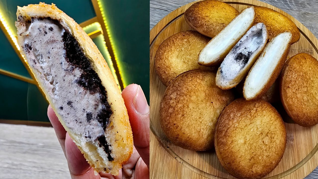 AISKRIM GORENG 2 BAHAN SAHAJA!!! | Fried Ice-Cream Bread - YouTube
