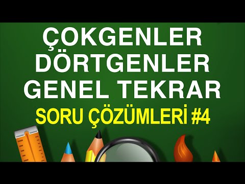 Çokgenler Ve Dörtgenler Genel Tekrar #4 Soru Çözümü | Geometri | Ekol Hoca