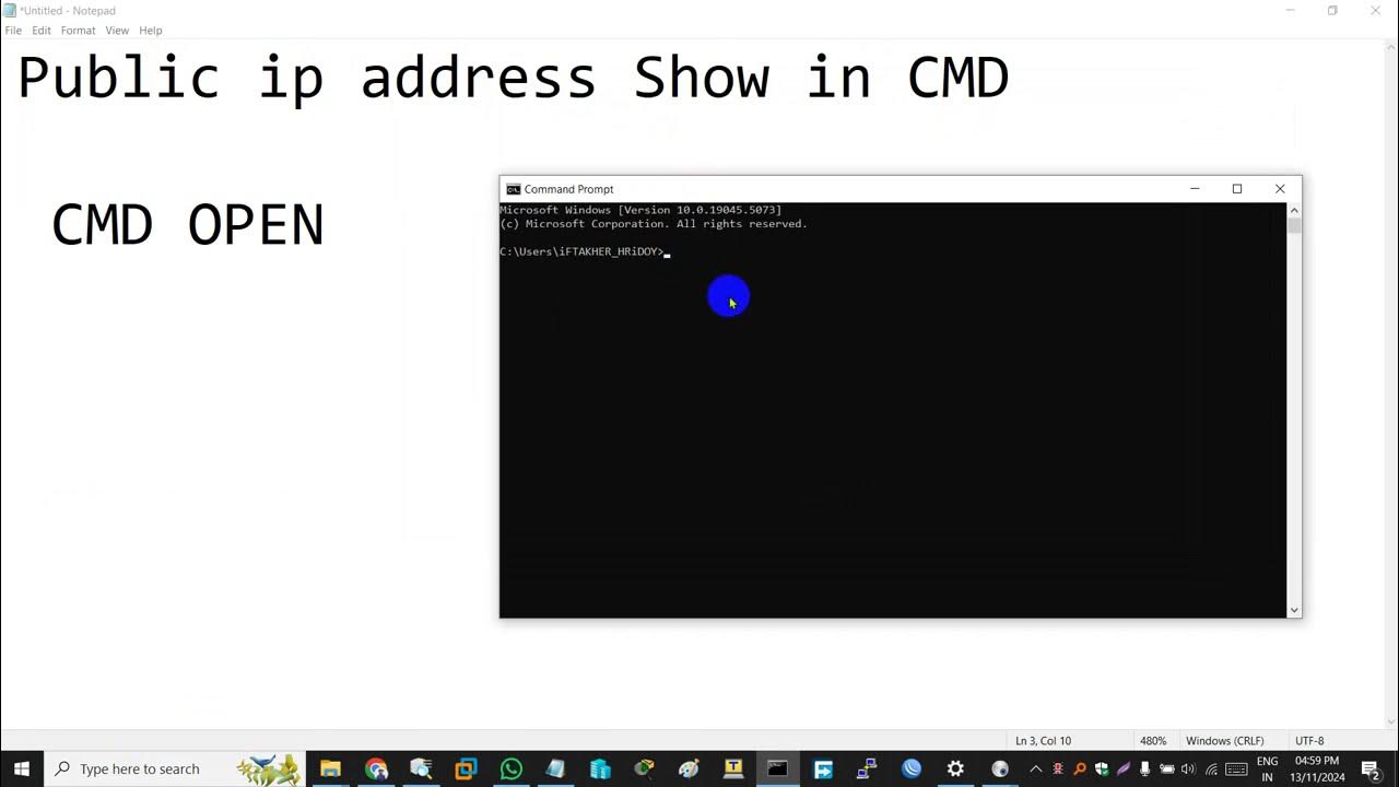 How to Find Your Public IP Address Using Command Prompt (CMD) | Public IP | CMD | IP Address ...