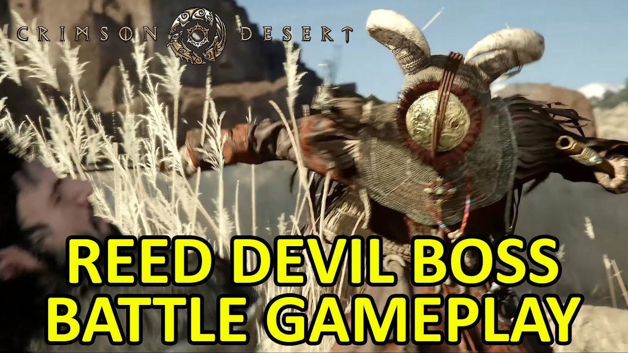 Crimson Desert Reed Devil Boss Battle Gameplay Demo at Gamescom 2024 ...