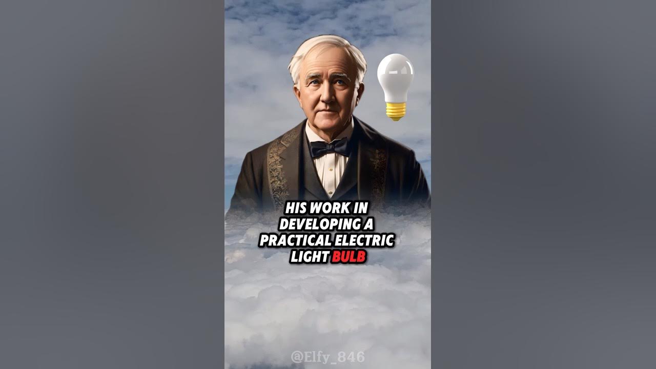 💡 Thomas Edison | The Inventor Who Lit Up the World ⚡ #shorts # ...