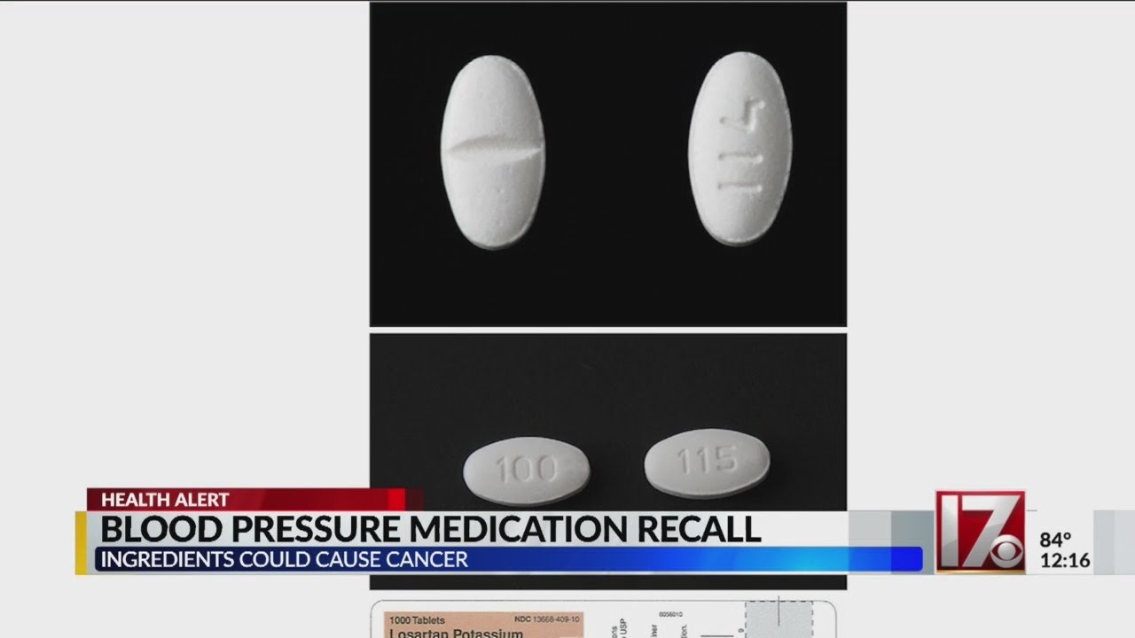 Blood pressure medication recall - YouTube
