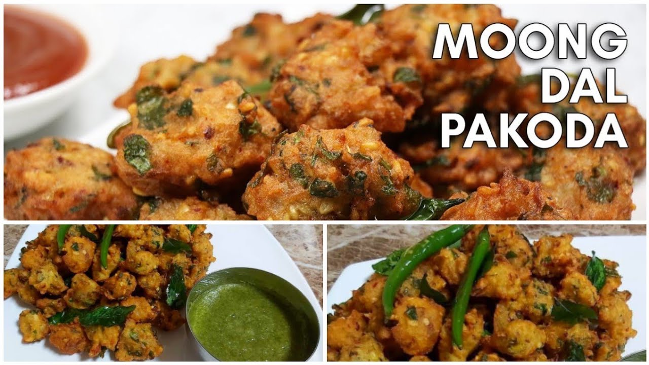 Crispy moong dal Pakode | Tea time snack recipe | moong dal Pakora in ...