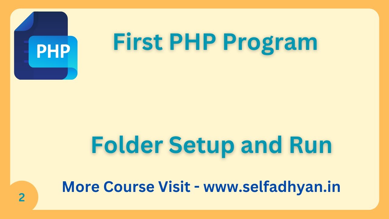 Php Tutorial First Program In Php How To Display Message On Local 4469