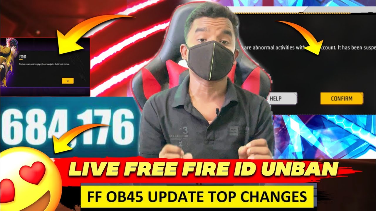 OB45 Update Full Details | How to Recover Blacklist Id 2024 | FF ID ...