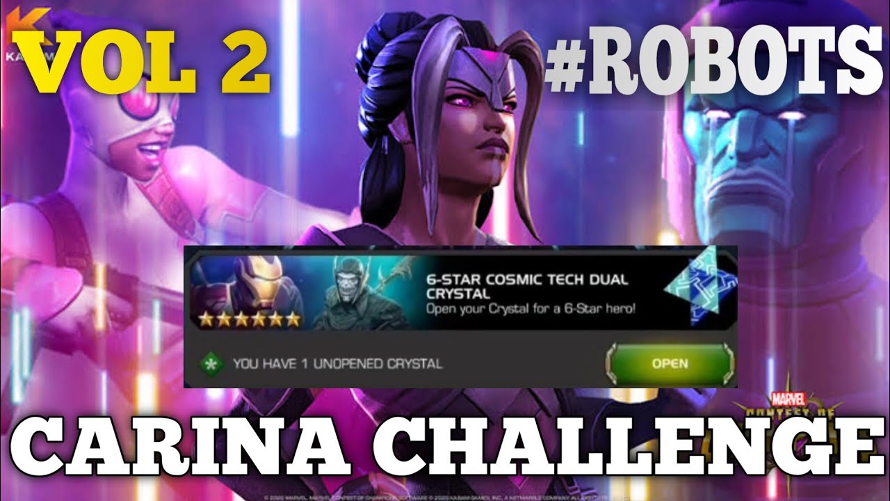 MCOC- CARINA CHALLENGE VOL 2 | HUNK OF JUNK | #ROBOTS - YouTube