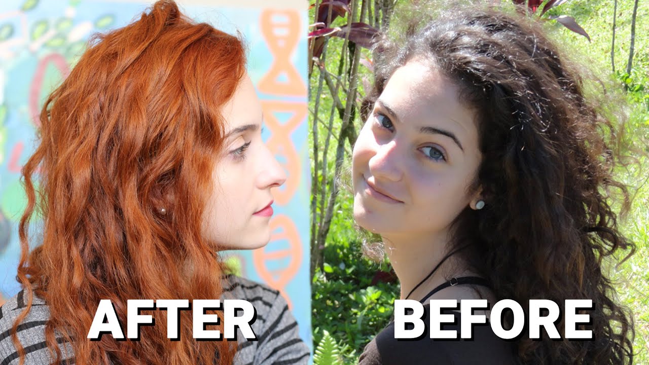 DYING MY ROOTS RED - YouTube