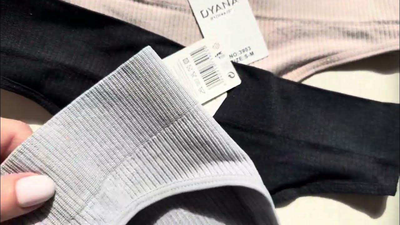 Жіночі труси стрінги в рубчик 6 шт Набір Діана жіночі трусики стрінги в ...
