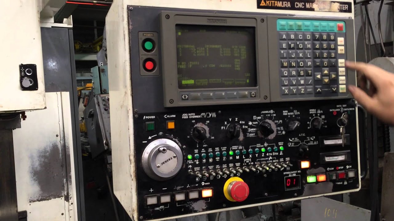 KITAMURA CNC VERTICAL MACHININING CENTER - YouTube