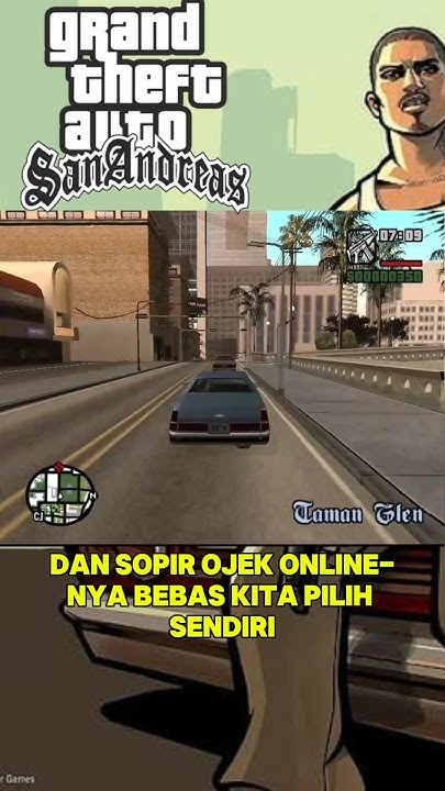 CJ (Ucok) naik ojek online, GTA SA #gtaindonesia #gtasanandreas #masukberanda #shortvideo #fyp ...