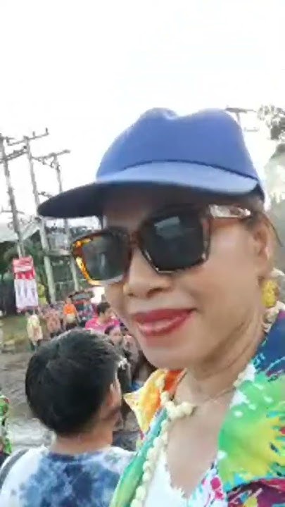 เก็บตก วันสงกรานแห่ไม้ค้ำTim 99 Channel กำลังถ่ายทอดสด! - YouTube