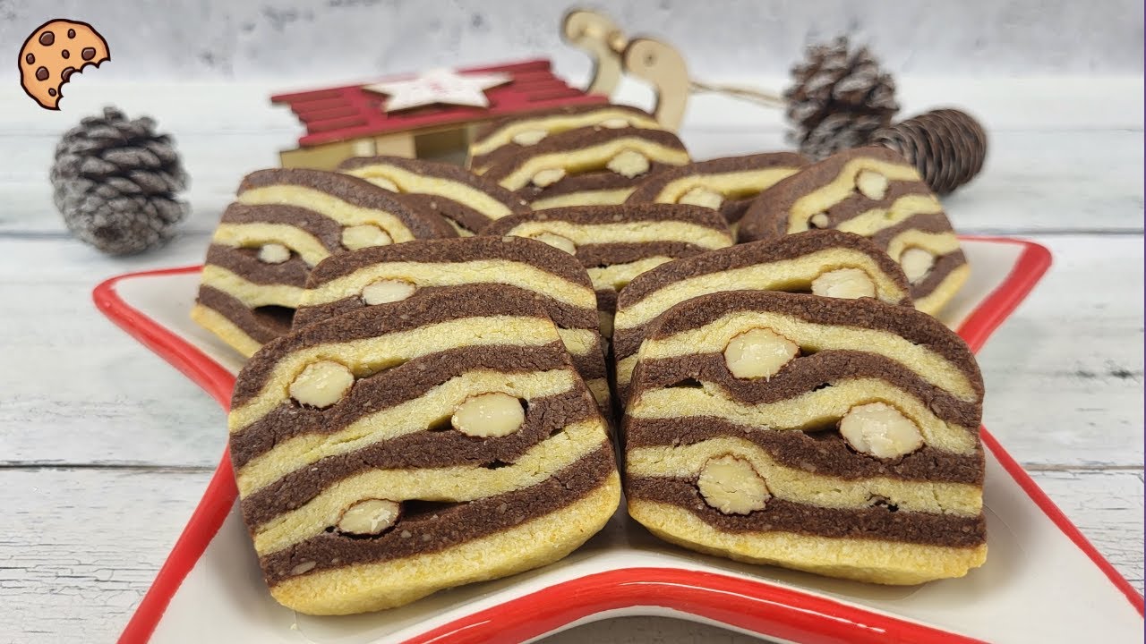Zebra biscuits - a divine almond cookie for Christmas *Bea's Bites ...