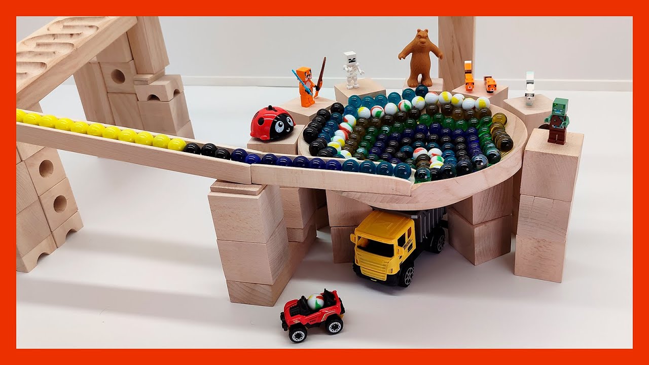 Spherical Speedway 🚚 A Truck and Marble Race Adventure - YouTube