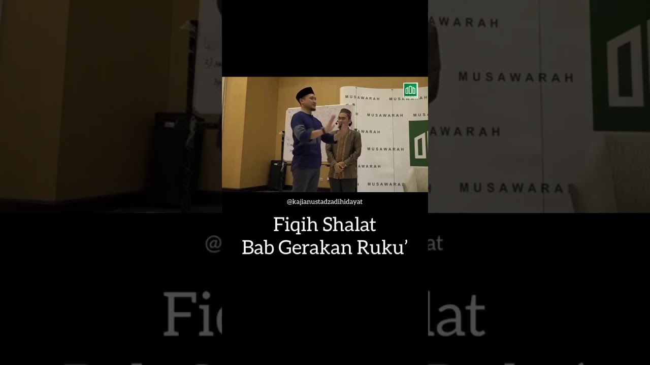 Cara ruku' yg baik dan benar - YouTube