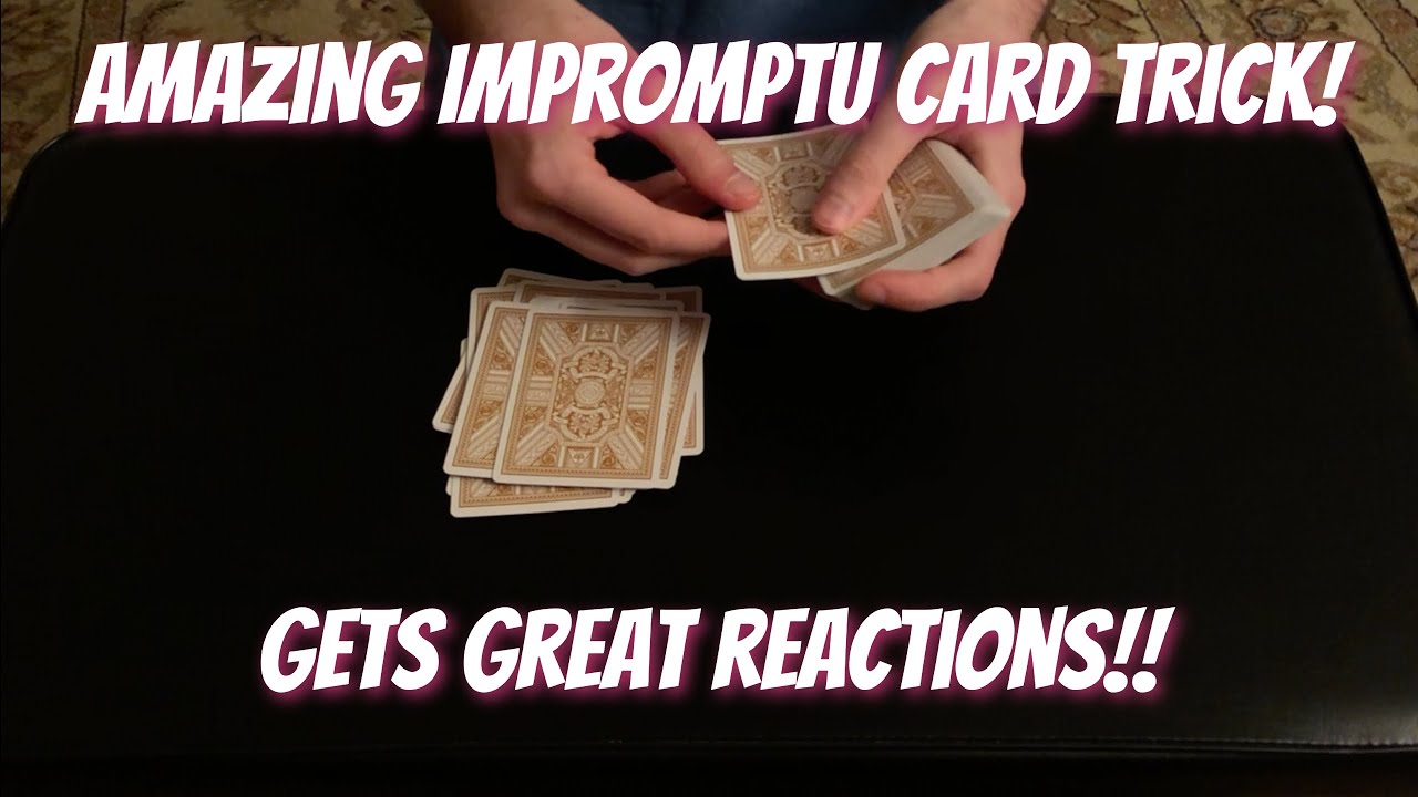 Airwaves - One Of The Best Impromptu Card Tricks! Performance/Tutorial - YouTube