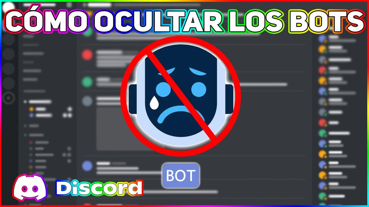 Cómo Ocultar Los Bots En Discord - YouTube