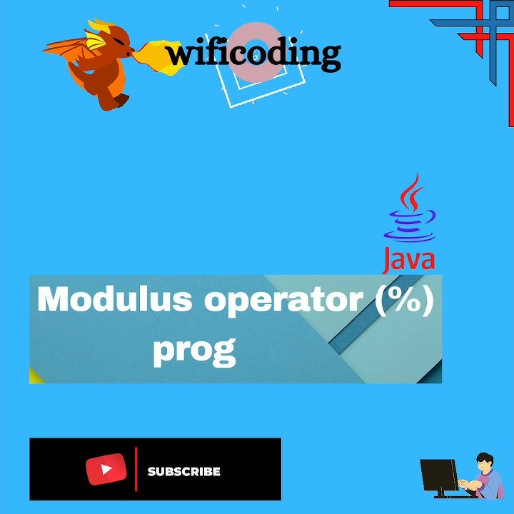 Modulus Operator Program In Java Using Modulus Operator Write A Program 11j Youtube 1778