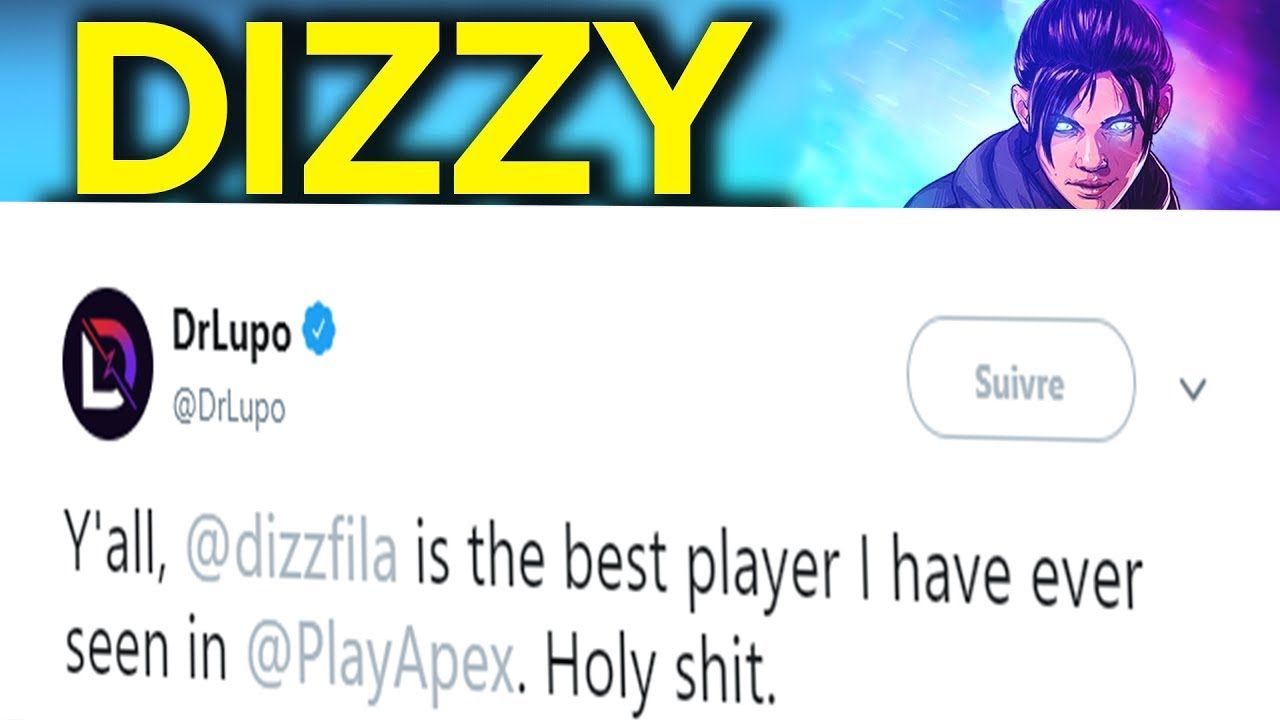 DrLupo Y'all, Dizzy is the best player I have ever seen in Apex Legends ...