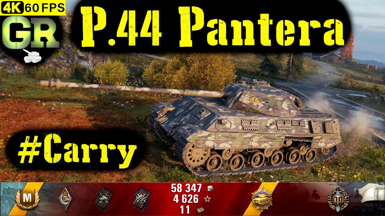 World of Tanks P.44 Pantera Replay - 10 Kills 4.5K DMG(Patch 1.4.1 ...