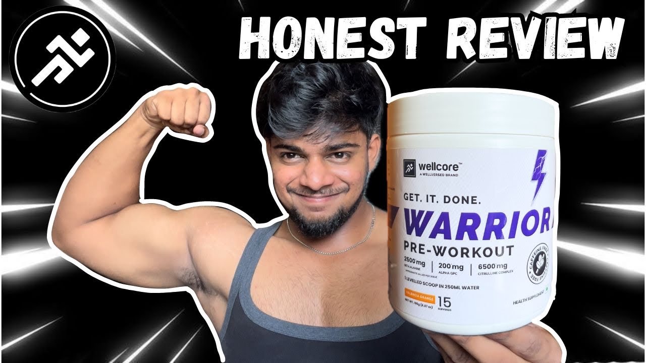 Wellcore CAFFEINE FREE Pre-Workout WARRIOR|HONEST REVIEW - YouTube