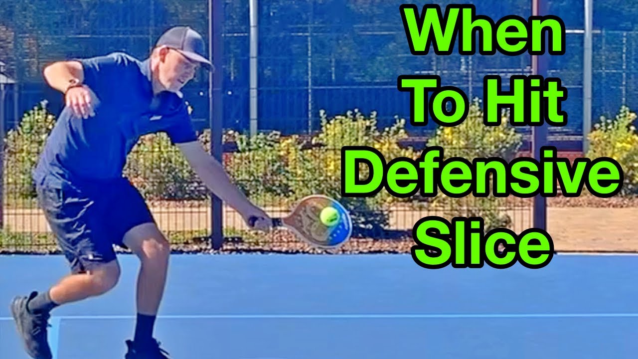 When To Hit A Defensive Slice (Spec Tennis Strategy) - YouTube