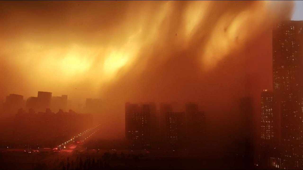 Beijing Sandstorm: Terrifying Images of a Dust Storm Sweeping Across ...