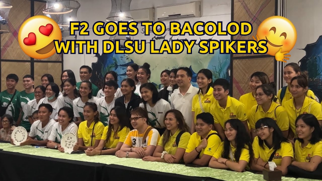 F2 Goes to Bacolod with DLSU Lady Spikers - YouTube