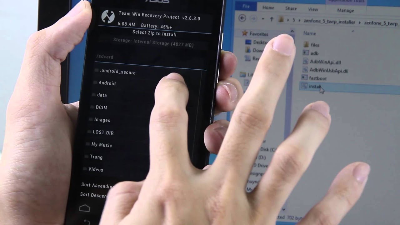 TWRP Touch Recovery cho ZenFone 5! - YouTube