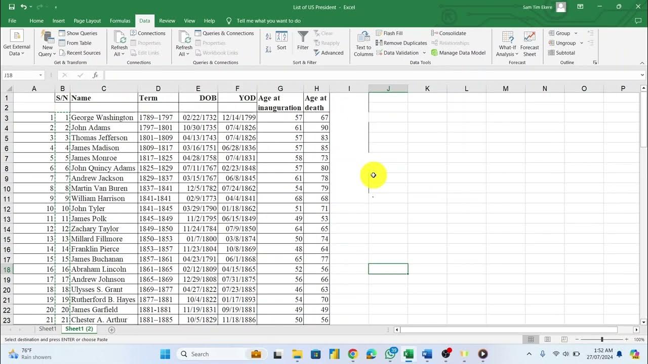 How to Insert Blank Row after each record in Excel - YouTube