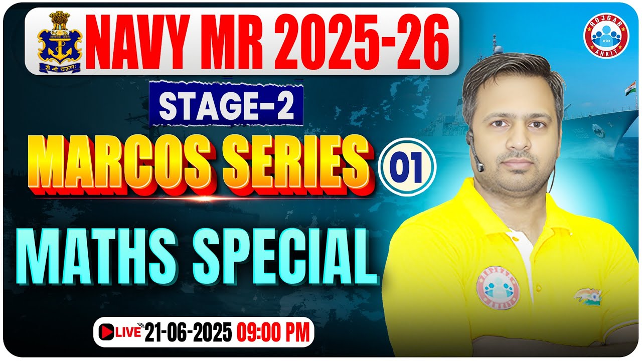 Navy MR Phase 2 Classes | Marcos Series | Navy Stage 2 Maths Class ...